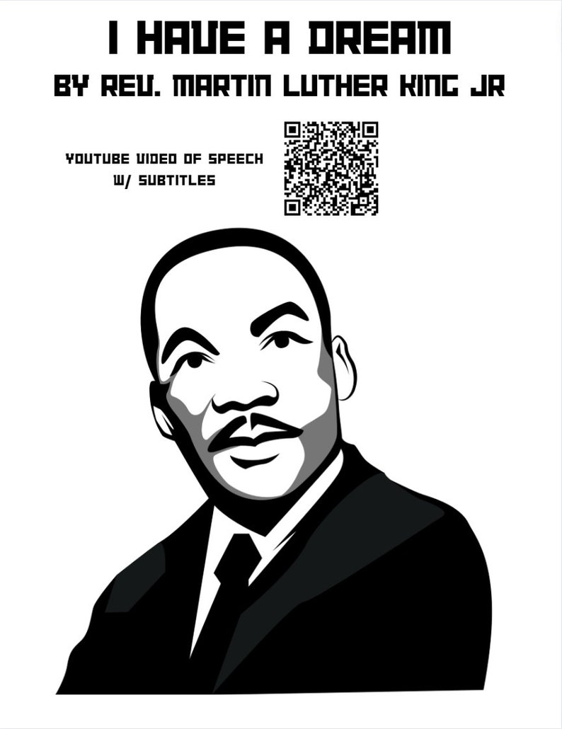 Sample Martin Luther King Jr Unit Study - Etsy