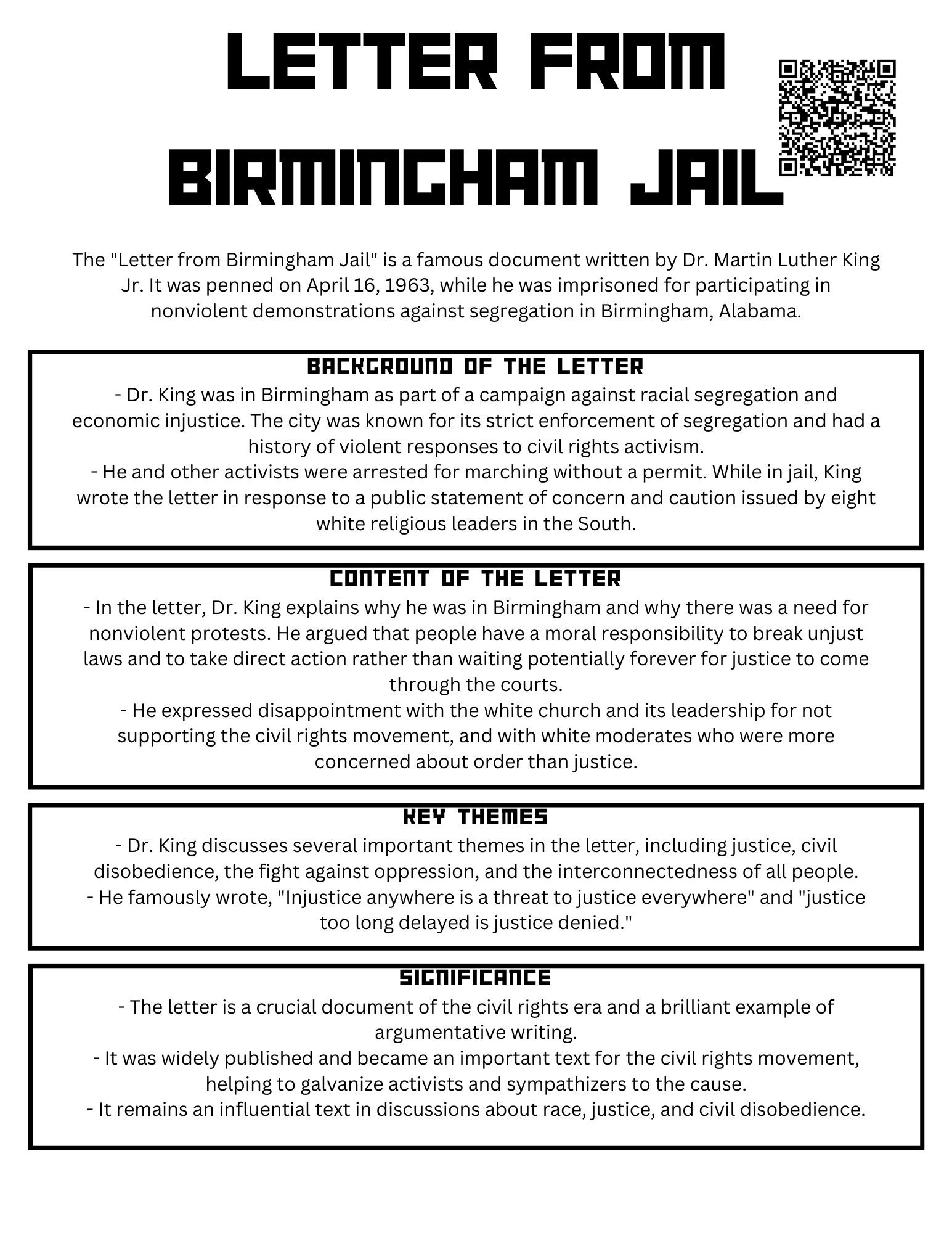 Martin Luther King Jr (MLK) Unit Study - Etsy