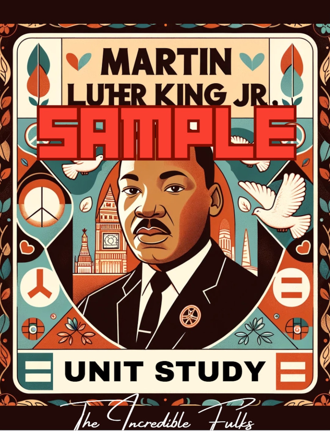 Sample Martin Luther King Jr Unit Study - Etsy