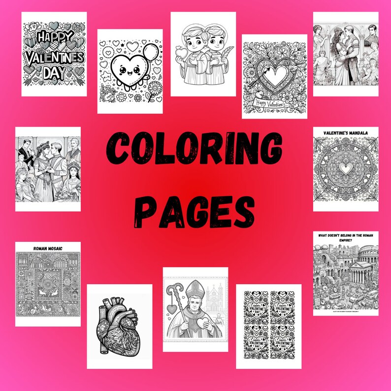 Saint Valentine Activity Pack - Etsy
