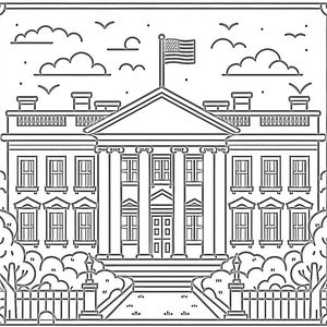 30 Pack President's Day Coloring Pages - Etsy