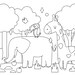 Coloringprintart: 24 Cute Animals Digital Coloring Pages for Kids and ...
