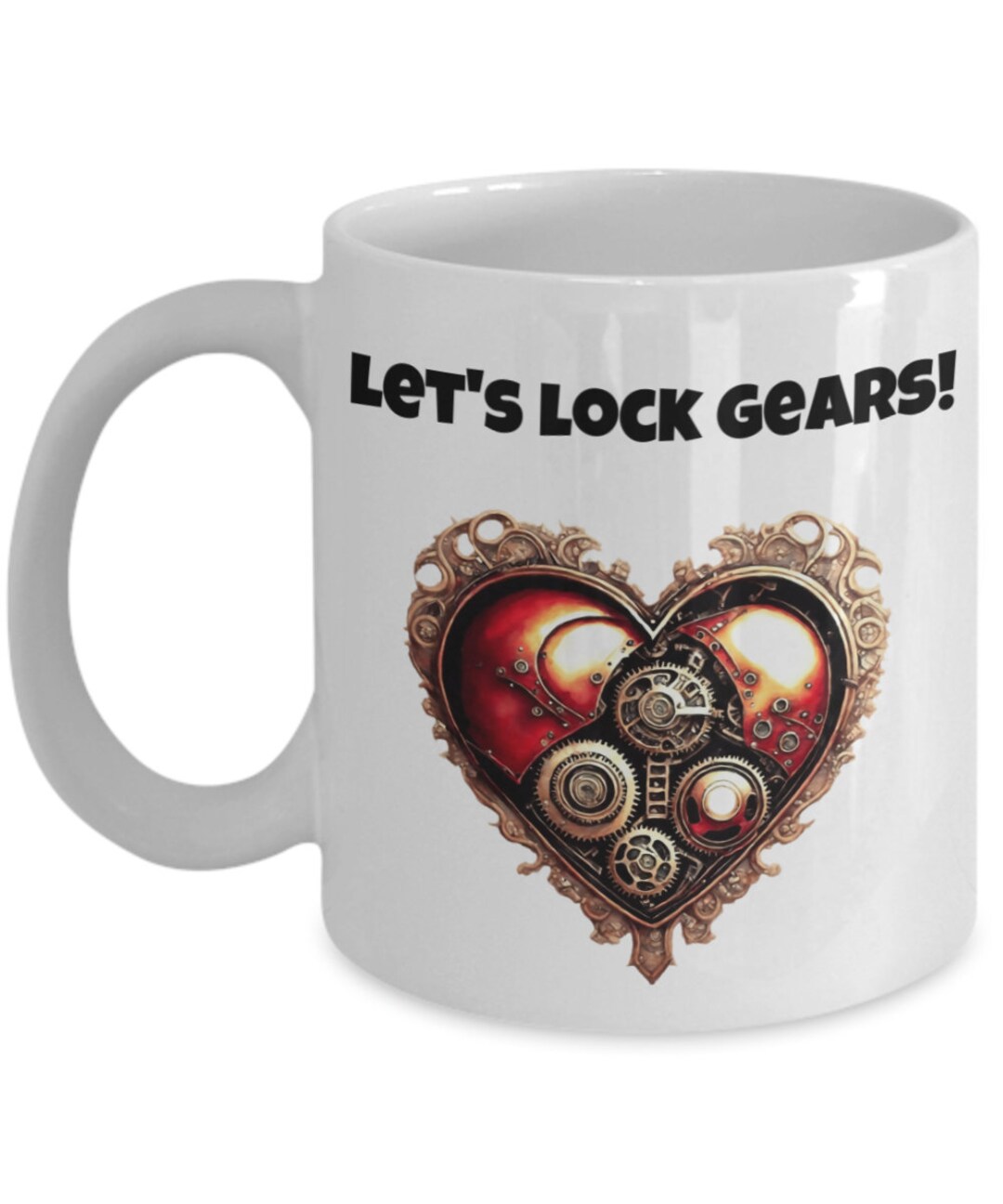 Let's Lock Gears, Love Mug, Valentine's Day - Etsy