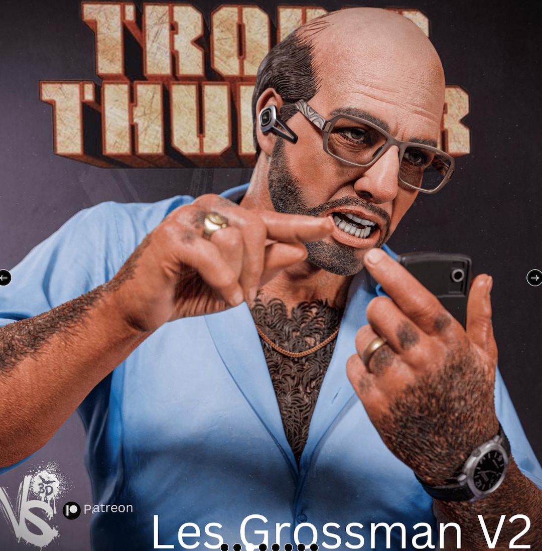 Angry Less Grossman Figure - Fan Art - 3D Print Scale 1:6 - Etsy