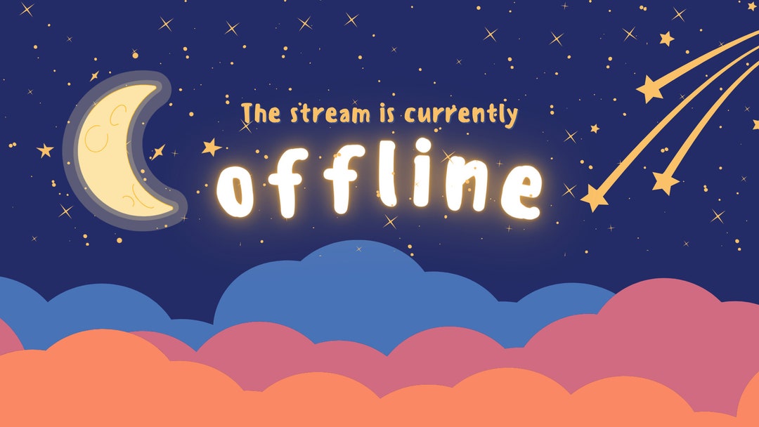 Animated Sunset Dreams Stream Package Intermission Overlays Be Right ...