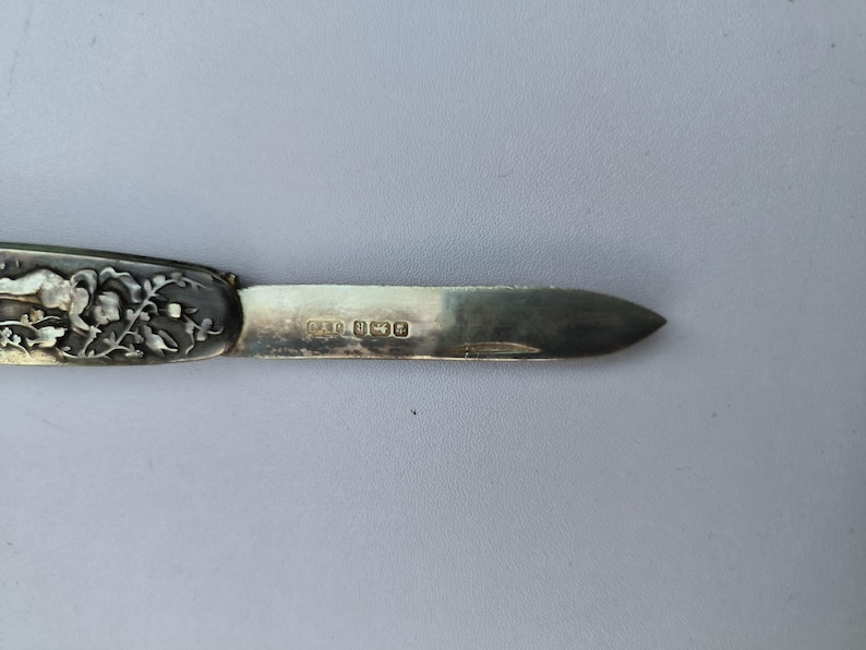 Antique Sterling Silver Pocket Knife (circa 1882) - Etsy