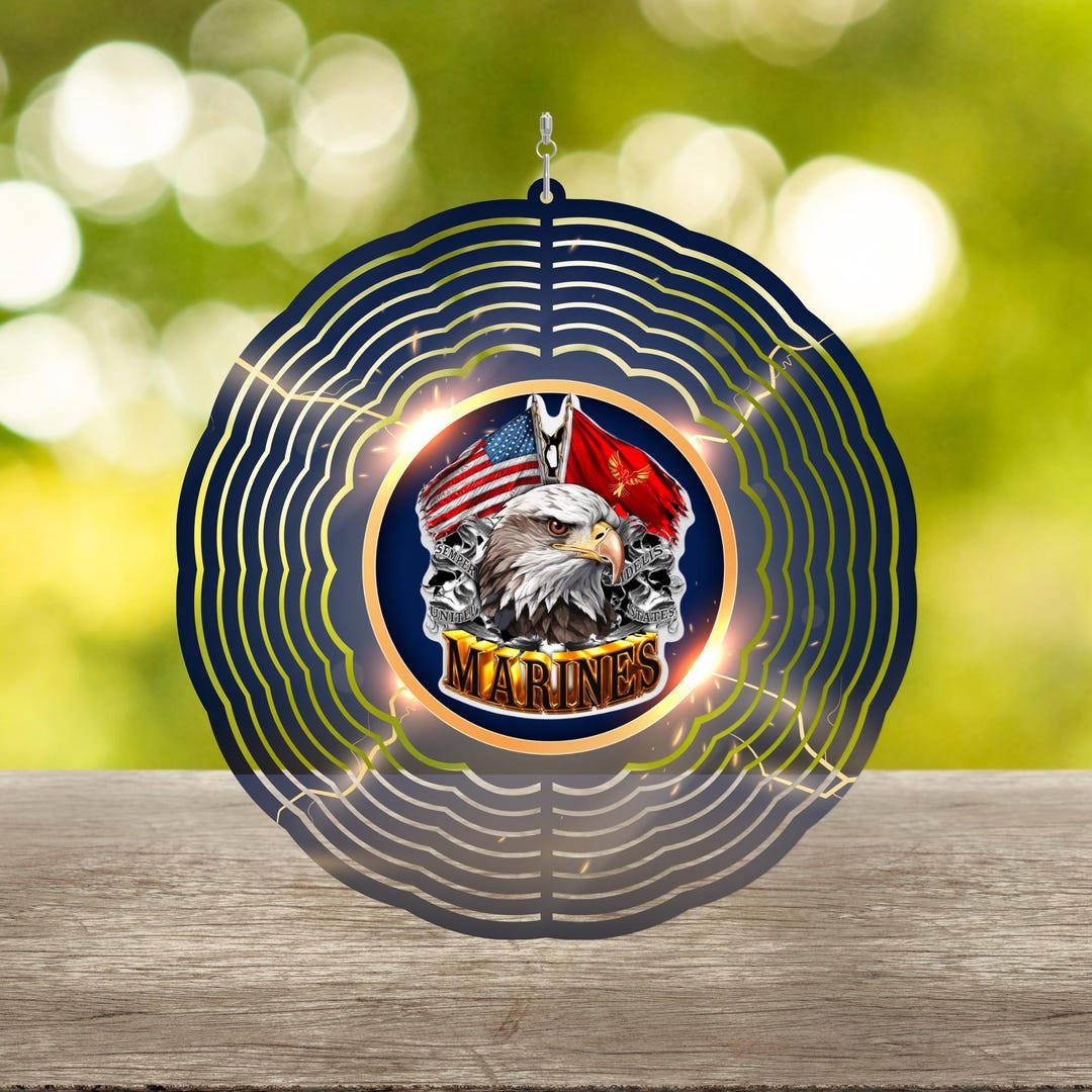 US Marines Windspinner, Sublimation Png, Digital Download, Garden Decor ...