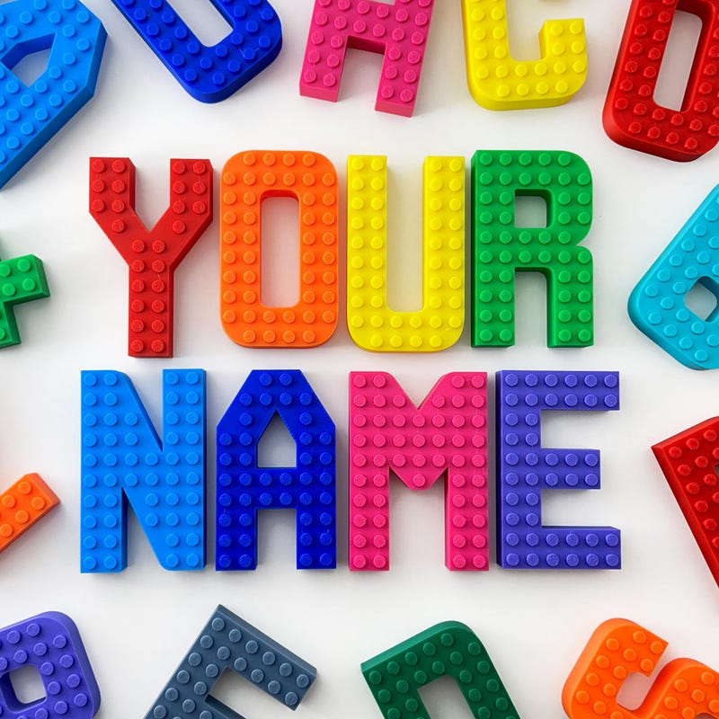 Legos Name Sign - Etsy