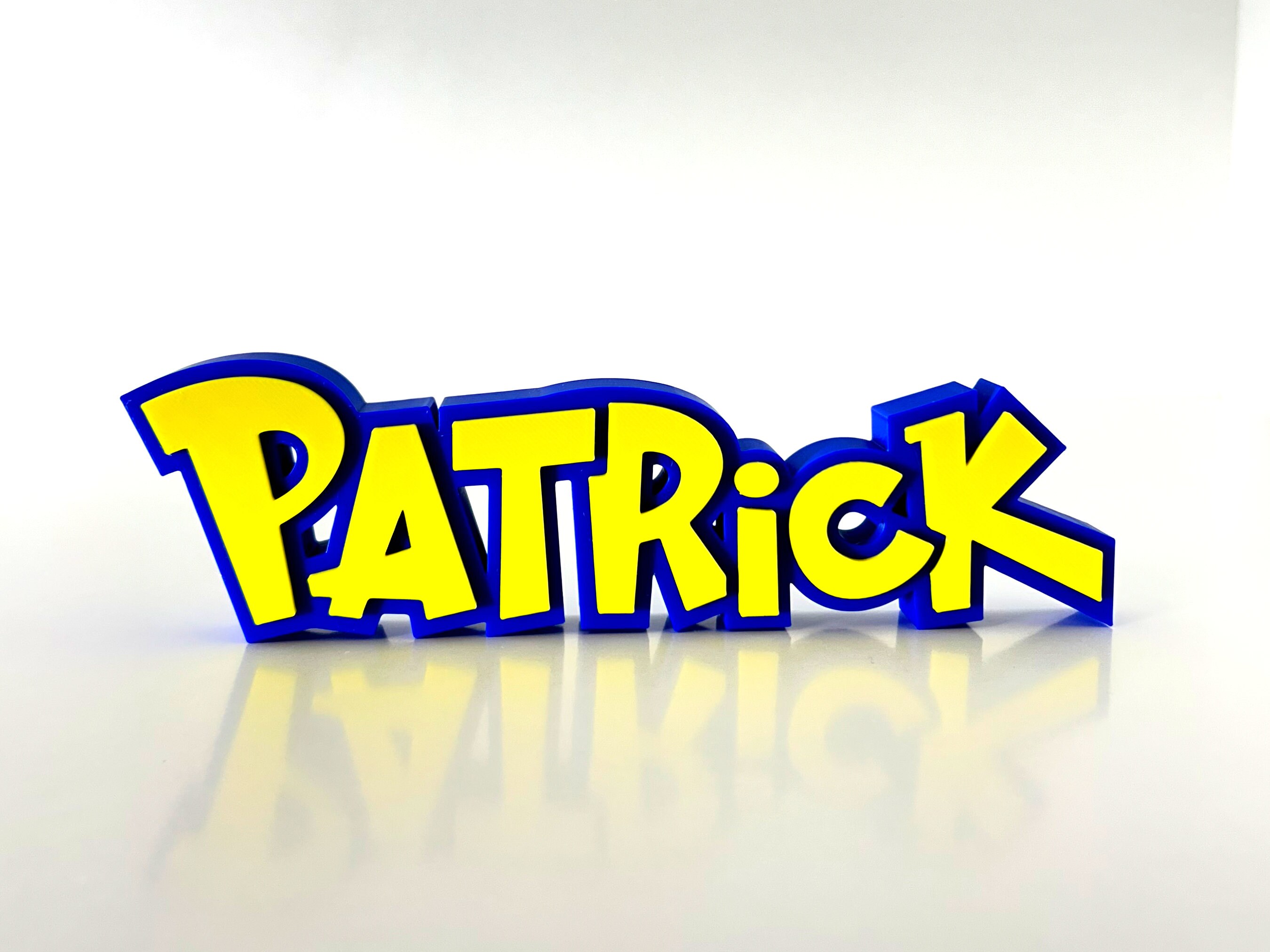 Personalised Poke Inspired Name Sign - Poke Style Custom 3D Name Plate ...