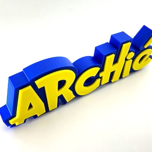 Personalised Poke Inspired Name Sign - Poke Style Custom 3D Name Plate ...