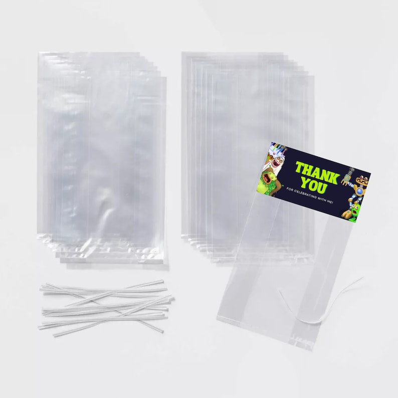 My Singing Monsters MSM Party Favor Tag, My Singing Monster Goodie Bag ...