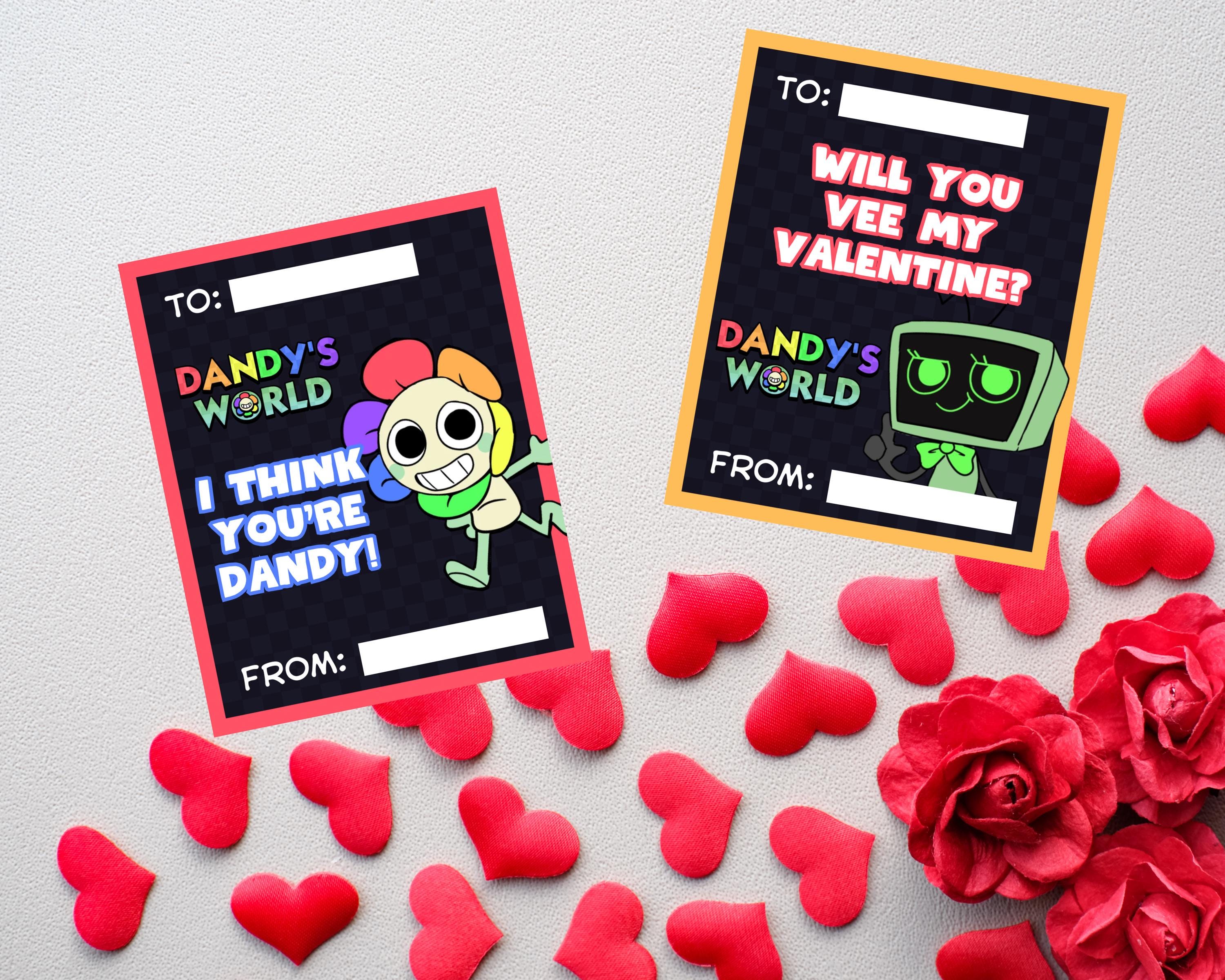 Dandy's World Valentine's Day Cards: Twisted Toons (digital Download ...