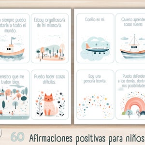 60 Positive Affirmations Cards for Kids | 60 Printable Affirmations ...