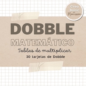 Printable Mathematical Dobble Multiplication Tables. Dobble to Practice ...