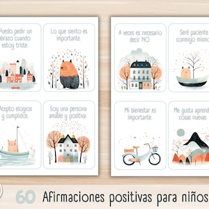 60 Positive Affirmations Cards for Kids | 60 Printable Affirmations ...