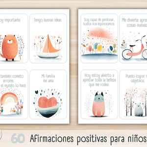60 Positive Affirmations Cards for Kids | 60 Printable Affirmations ...
