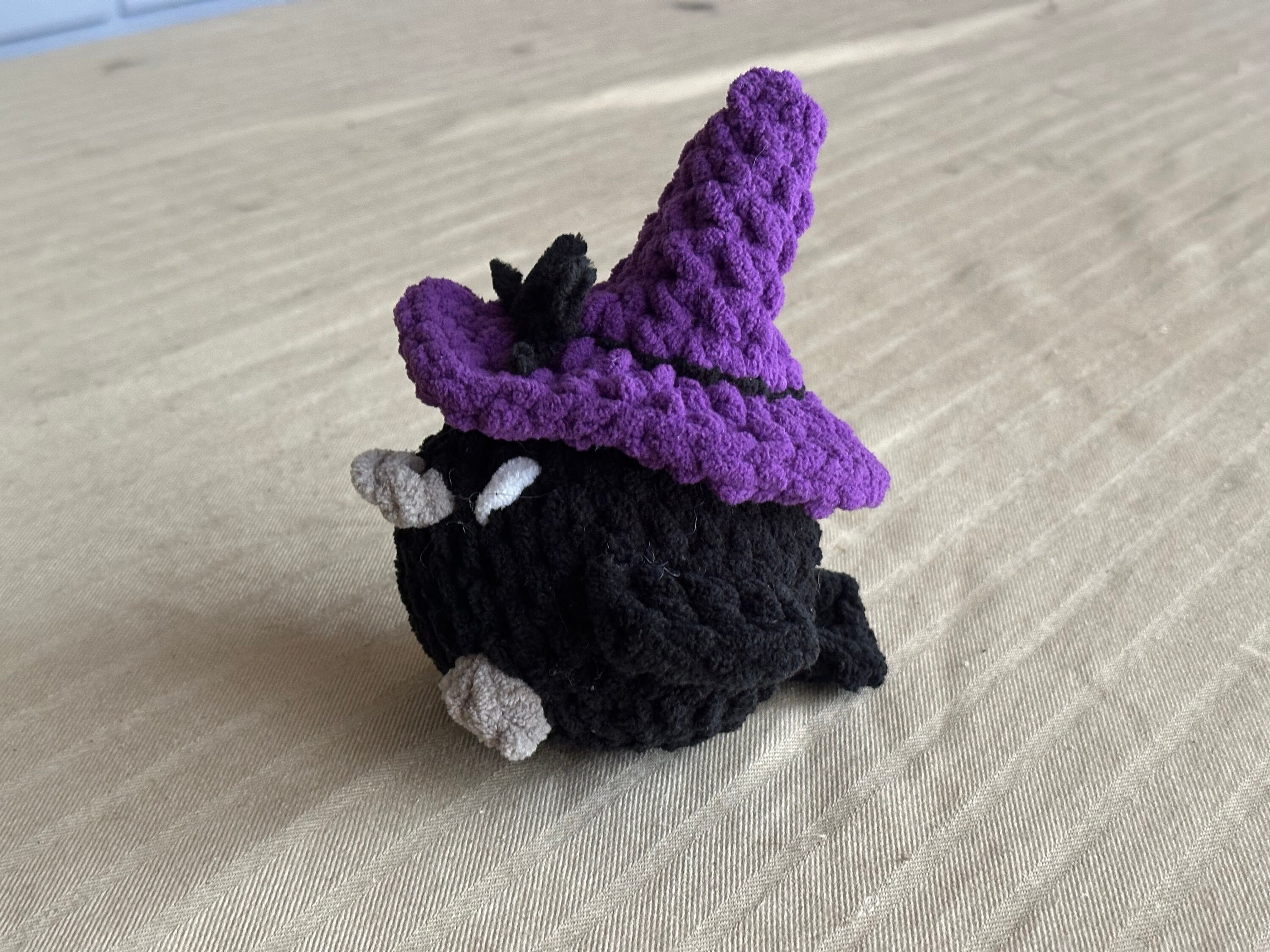 Crow With Removable Hat - Amigurumi Handmade Crochet Plushie Doll - Etsy