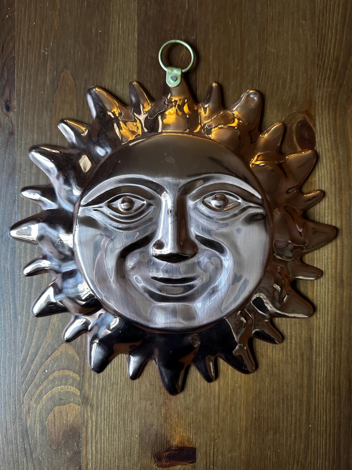 Smiling Sunburst Tin Jello Mold//wall Hang - Etsy