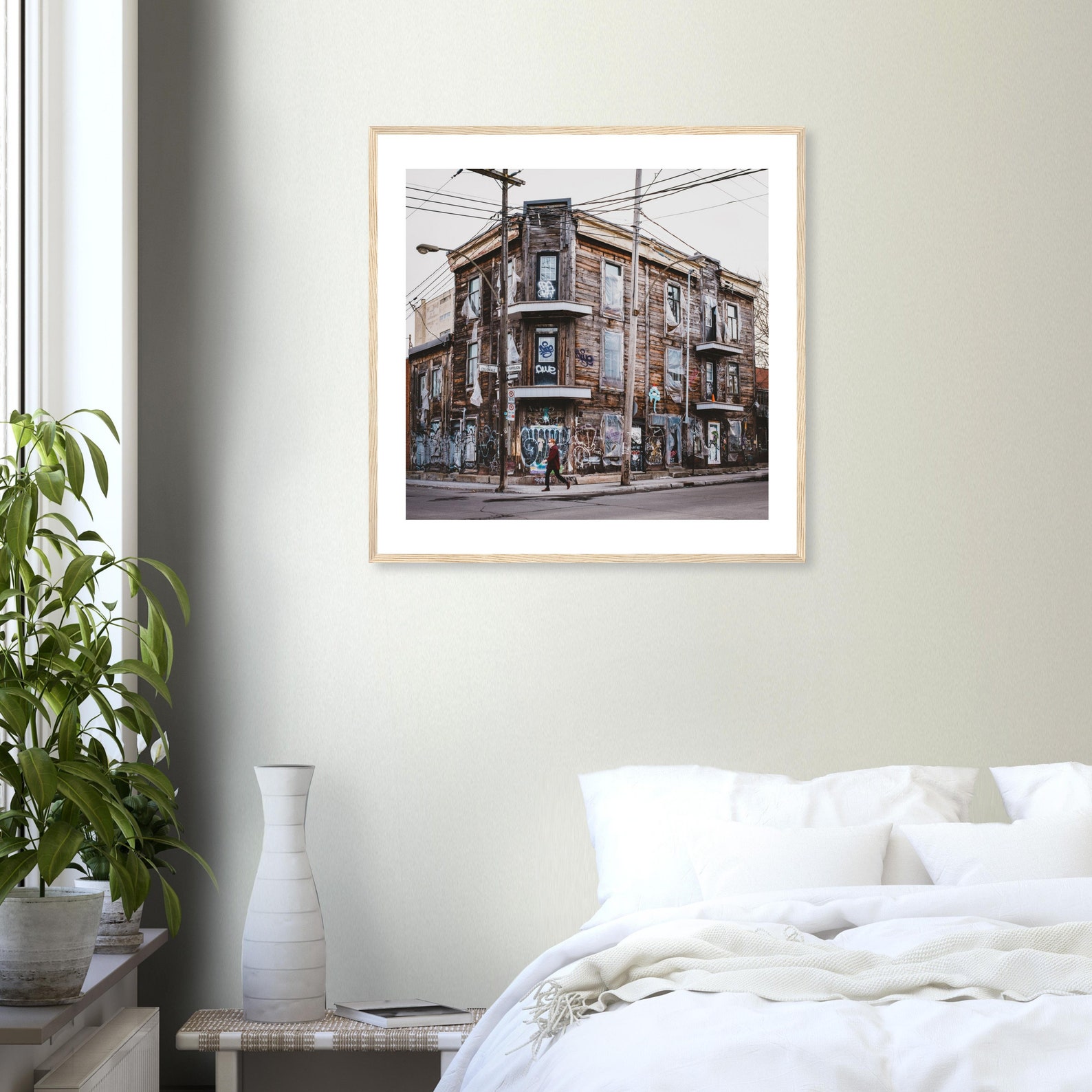 Montreal Wall Decor: Graffiti Wall Art, Urban Street Art Print, Street ...