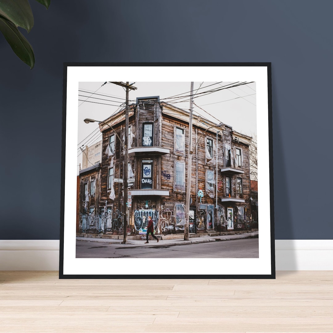 Montreal Wall Decor: Graffiti Wall Art, Urban Street Art Print, Street ...