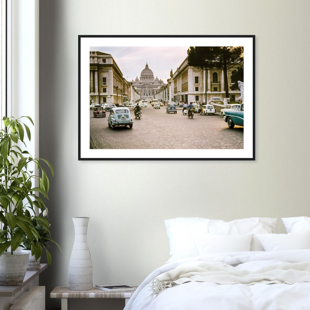 1960s Rome Vintage Photo: Framed Wall Art, Original Art Print for ...