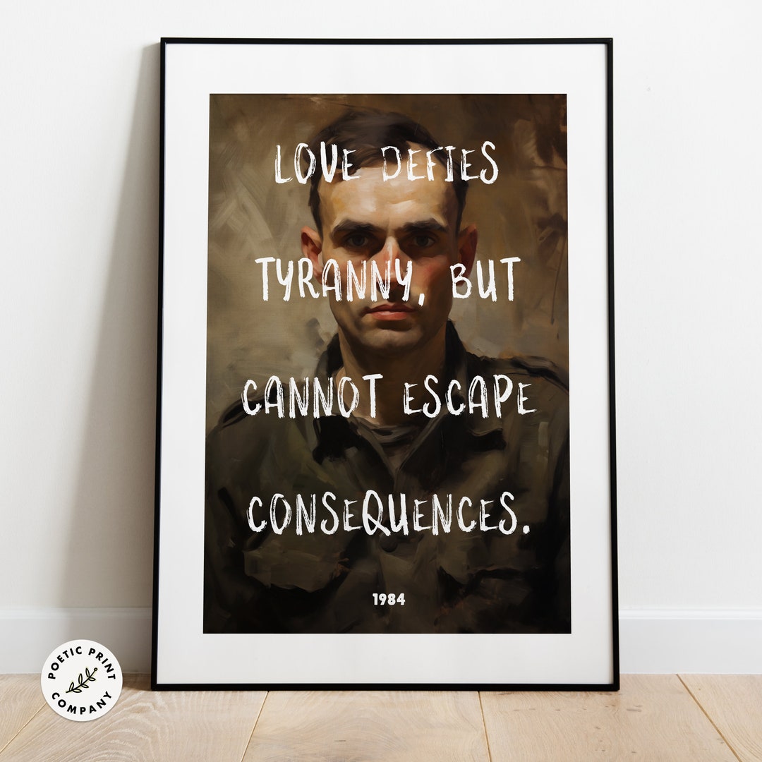 1984 Poster With Winston Smith. One Sentence Summary for George Orwell ...