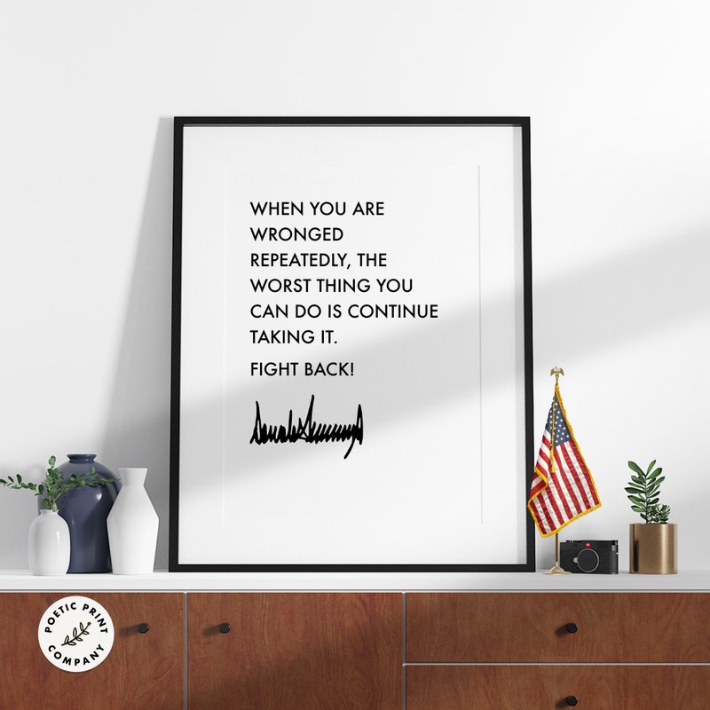 Printable Donald Trump Poster - Etsy