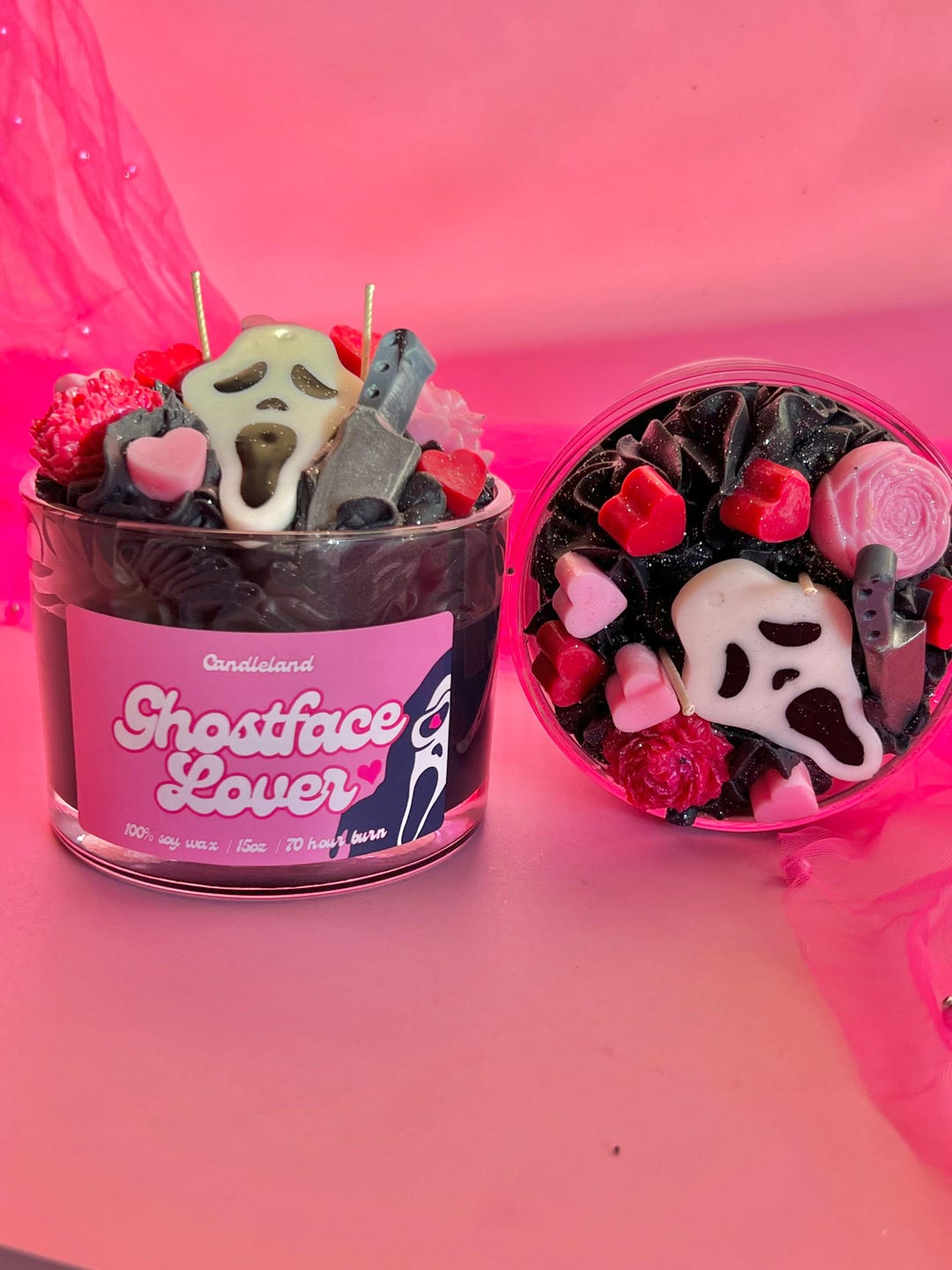 Ghostface Lover Candle Valentines Day Gift Valentines Day Candle ...