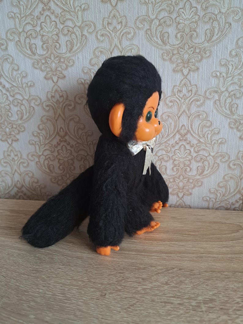 Vintage Plush Monkey, Rubber Face, Plush Dolls, Vintage Monchichi Doll ...