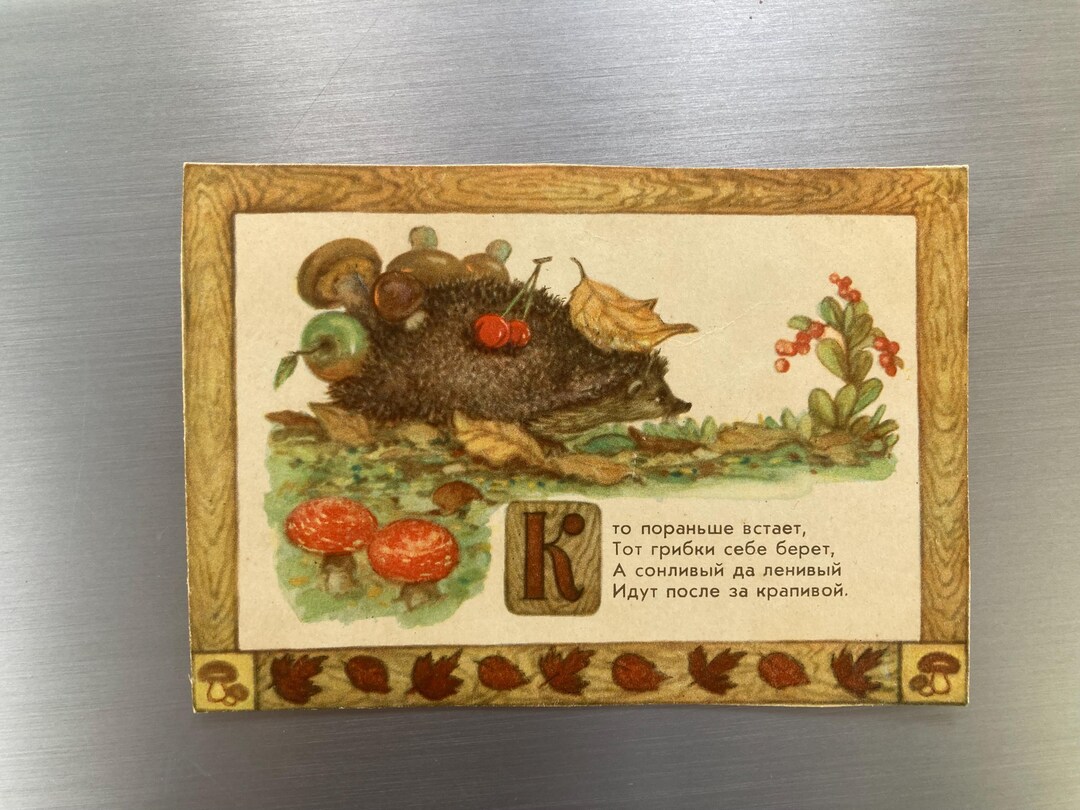 Postcard, Vintage, Artist Dudnikov, 1956. - Etsy