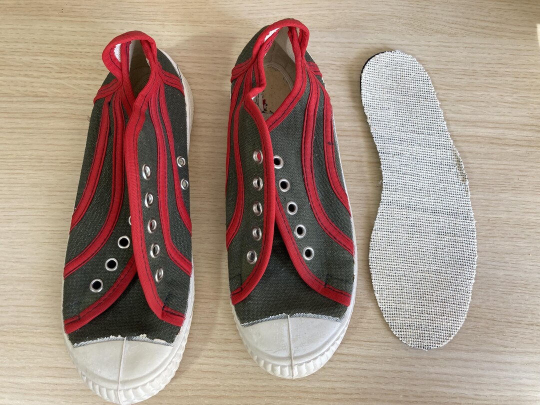 Retro Vintage Soviet Sneakers, 1988 Soviet USSR Sport Shoes, Sport ...