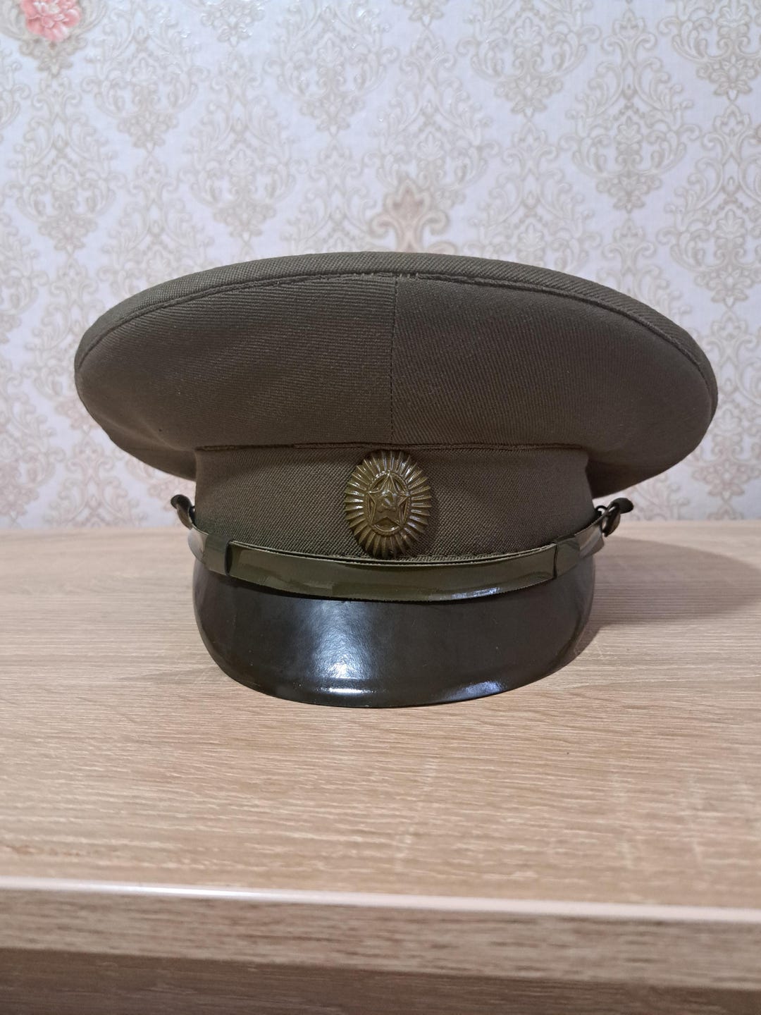 Soviet Army Officer's Cap, USSR Vintage Army Cap, Soviet Field Cap ...