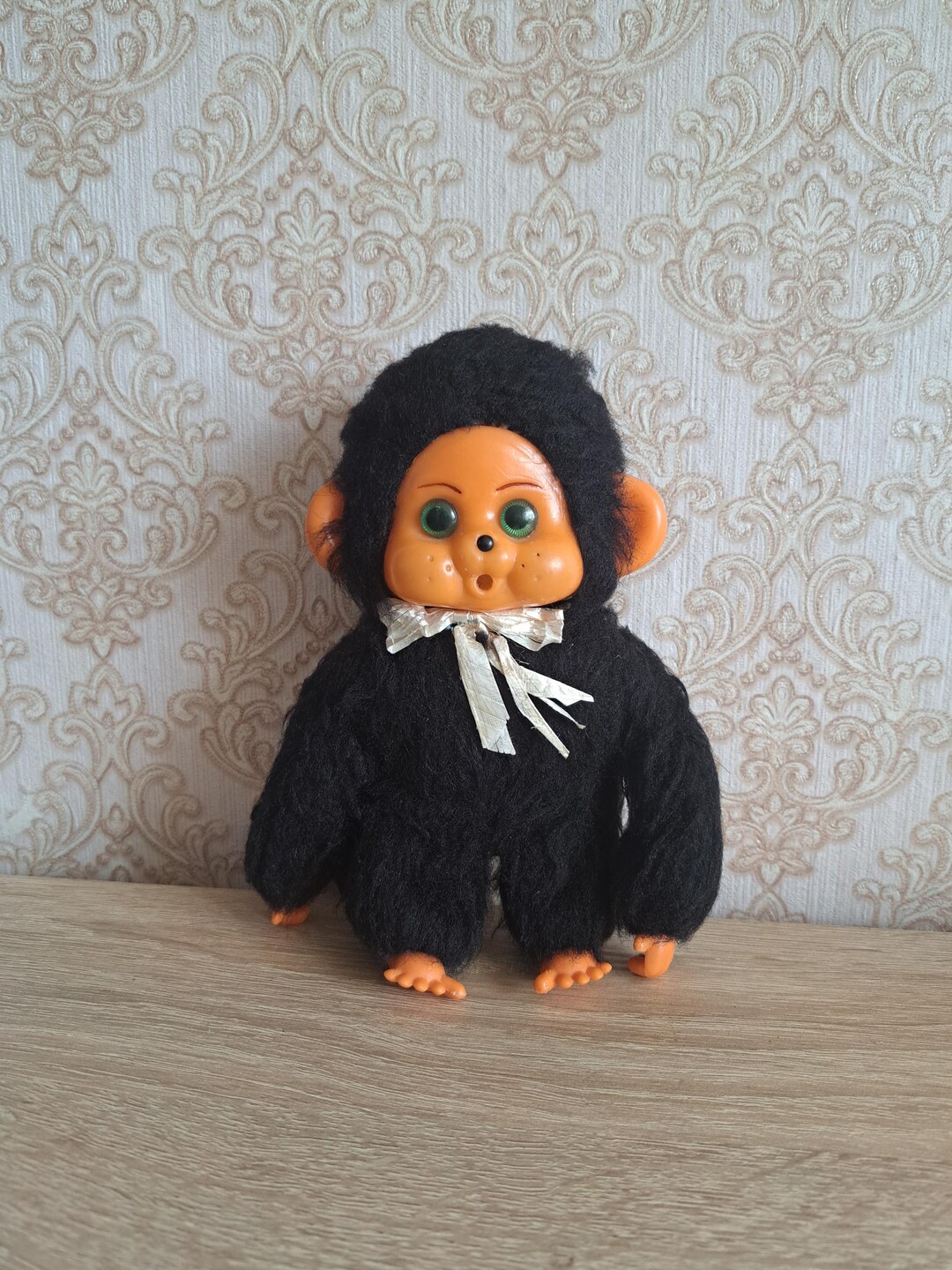 Vintage Plush Monkey, Rubber Face, Plush Dolls, Vintage Monchichi Doll ...