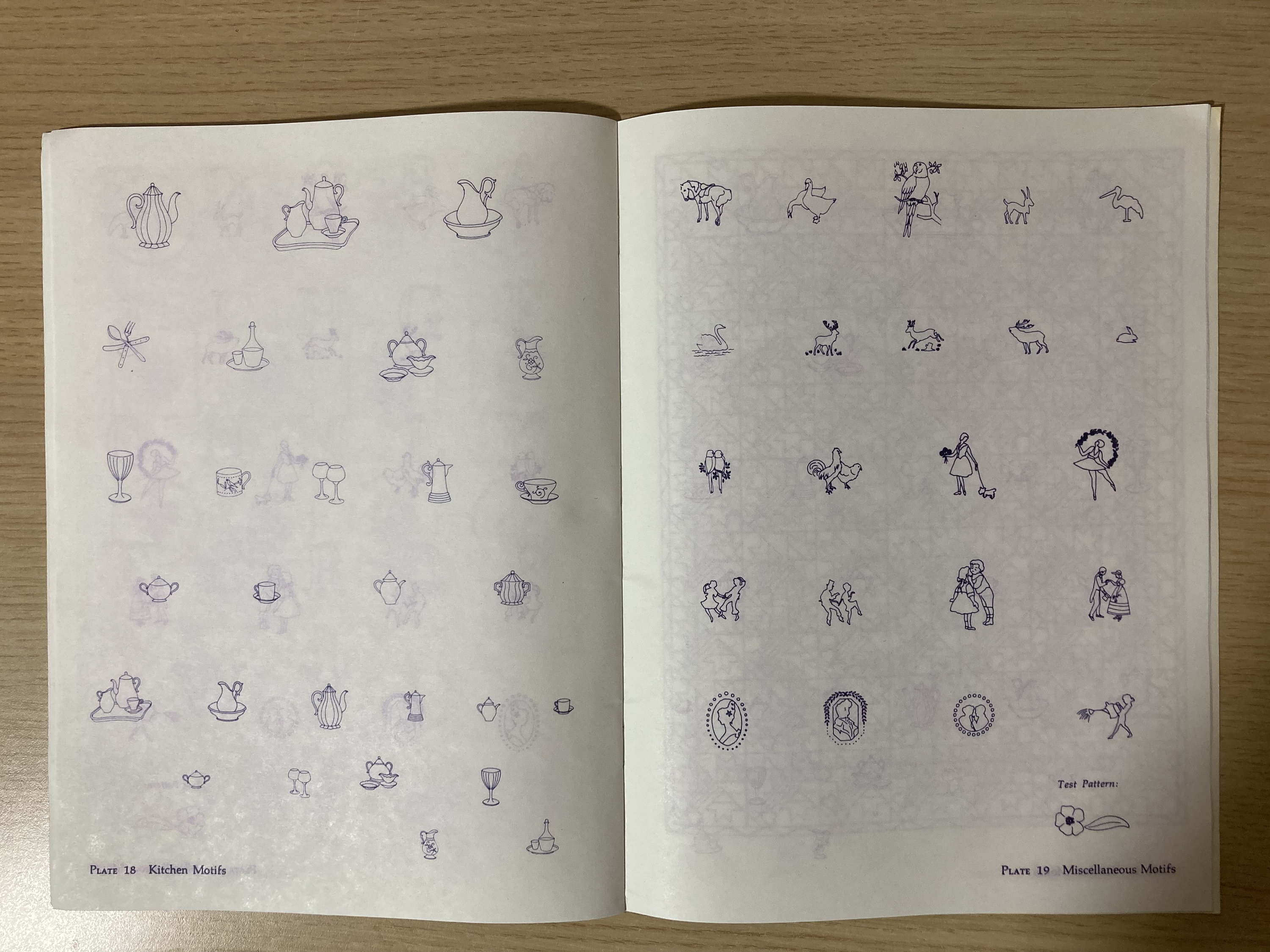Miniature Heat Transfer Patterns for Dollhouses, Dolls and Small ...