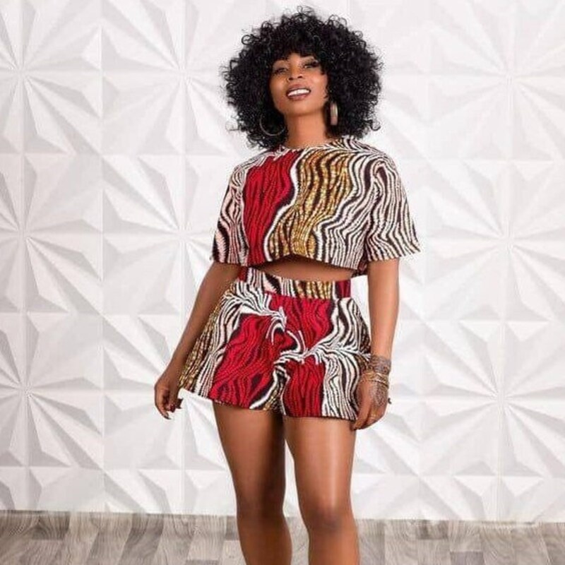 African Print Shorts - Etsy