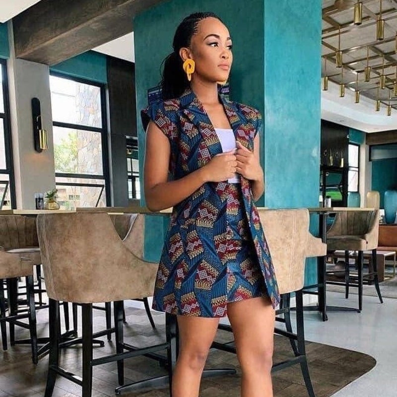 African Print Shorts - Etsy