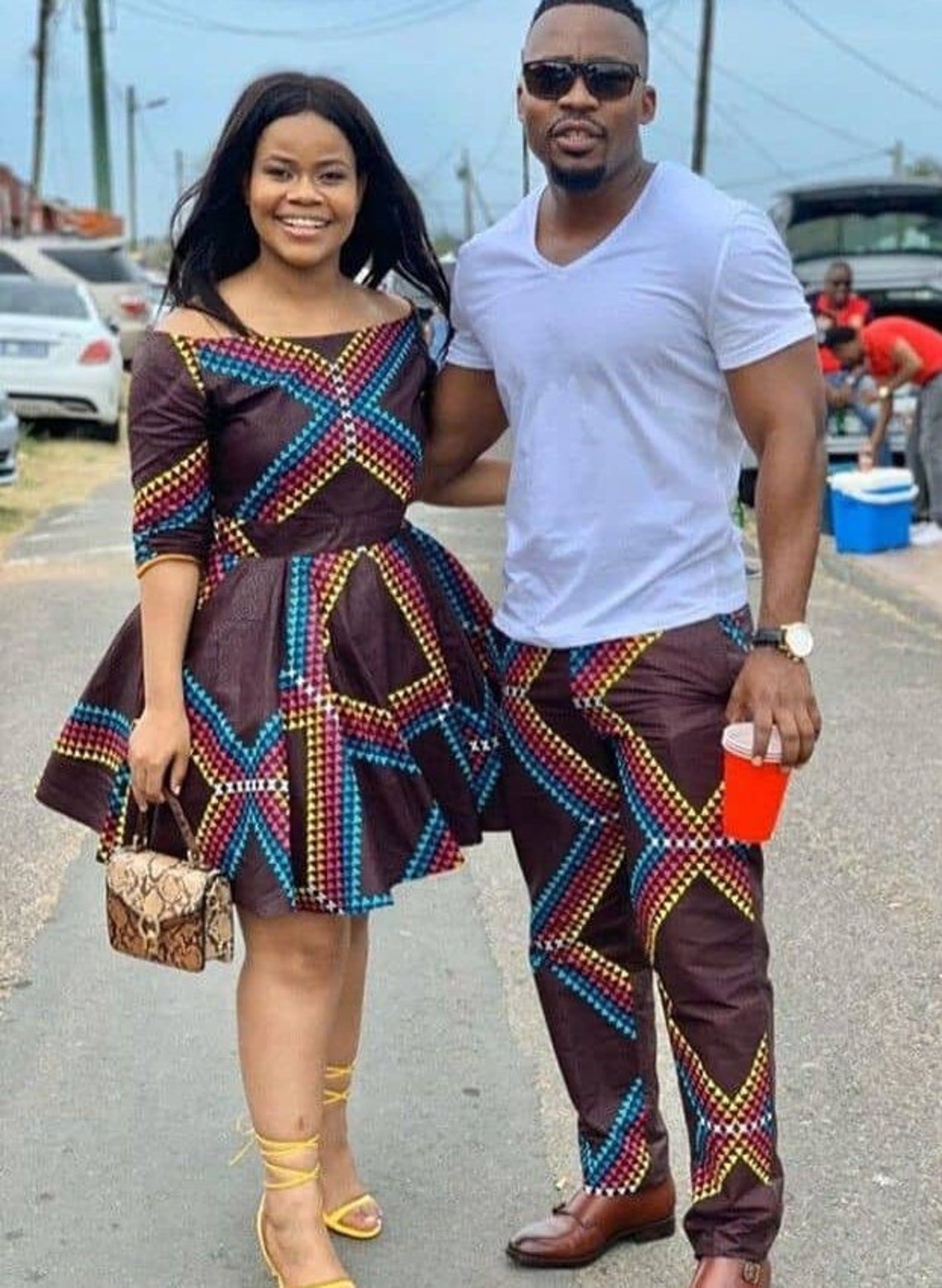 Couple Matching Outfits, African Matching Outfits, African Couple ...