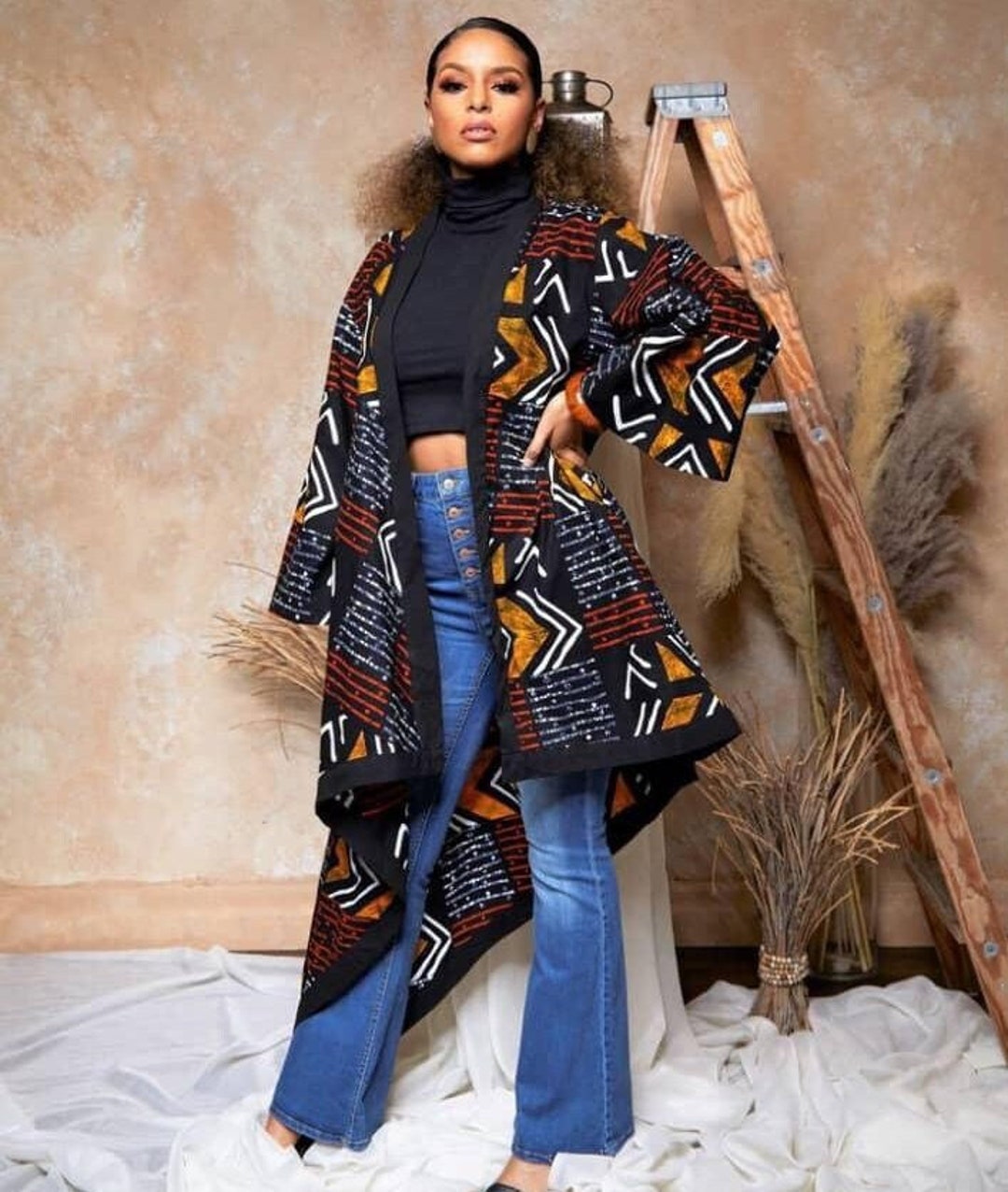 African Print Jacket, African Ankara Jacket, African Print Kimono ...