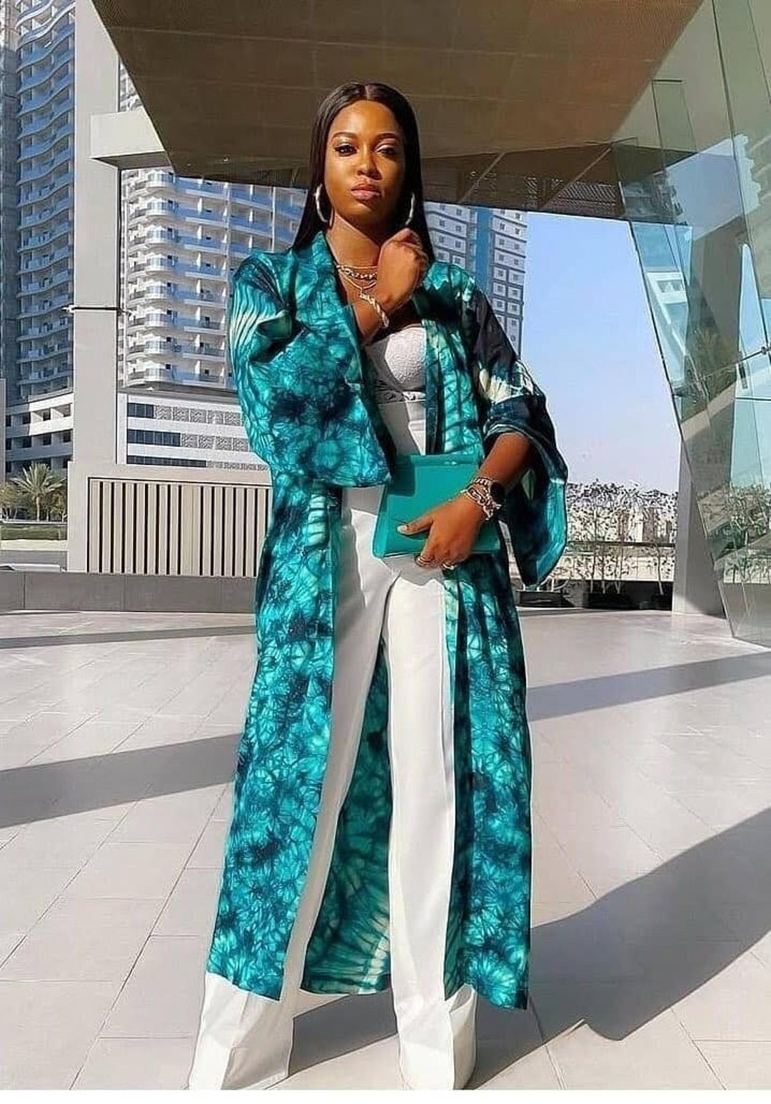 African Print Kimono Dress,african Ankara Kimono Dress, African ...