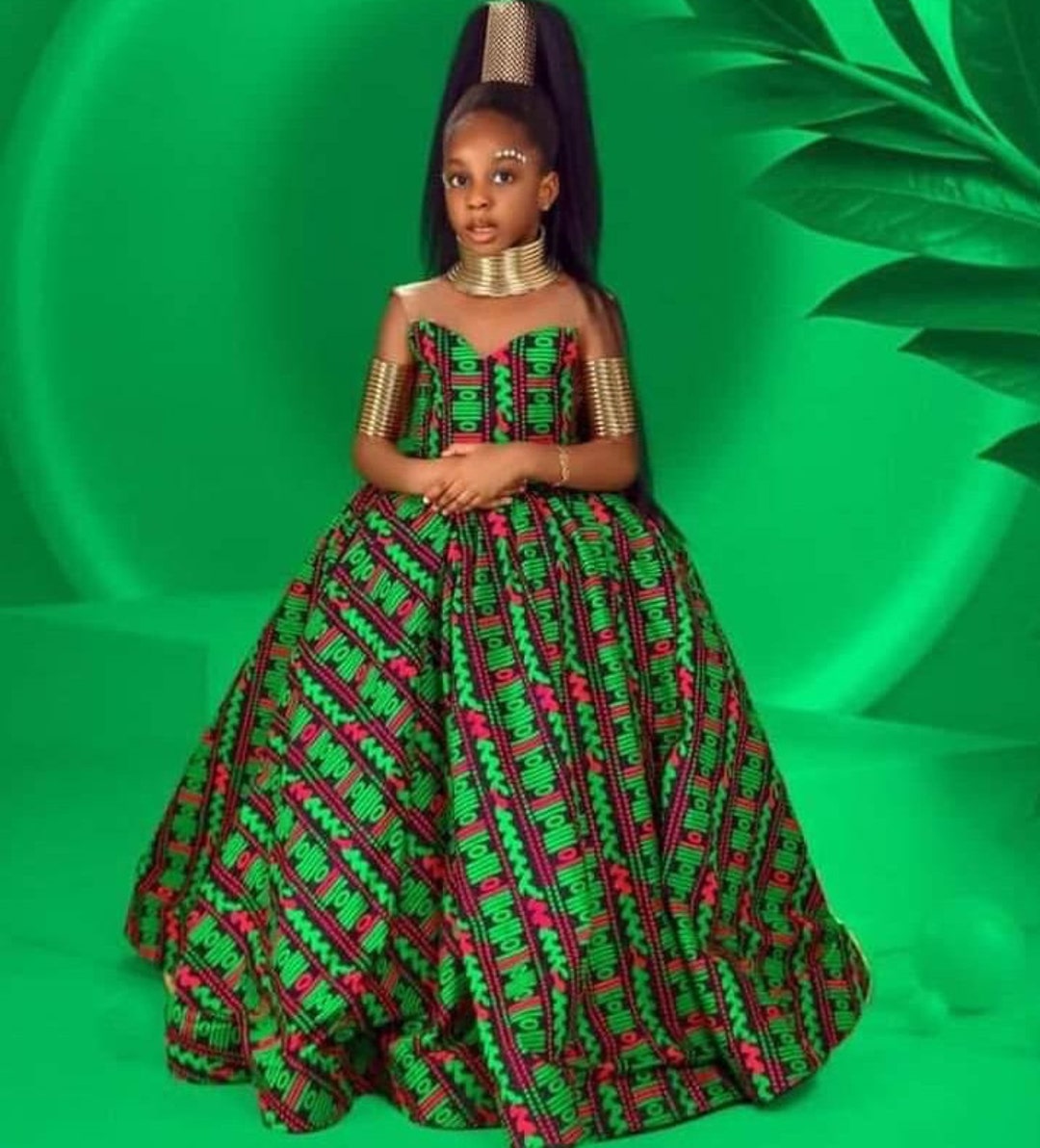 African Girls Dress, African Children Dress, Children Clothes, African ...
