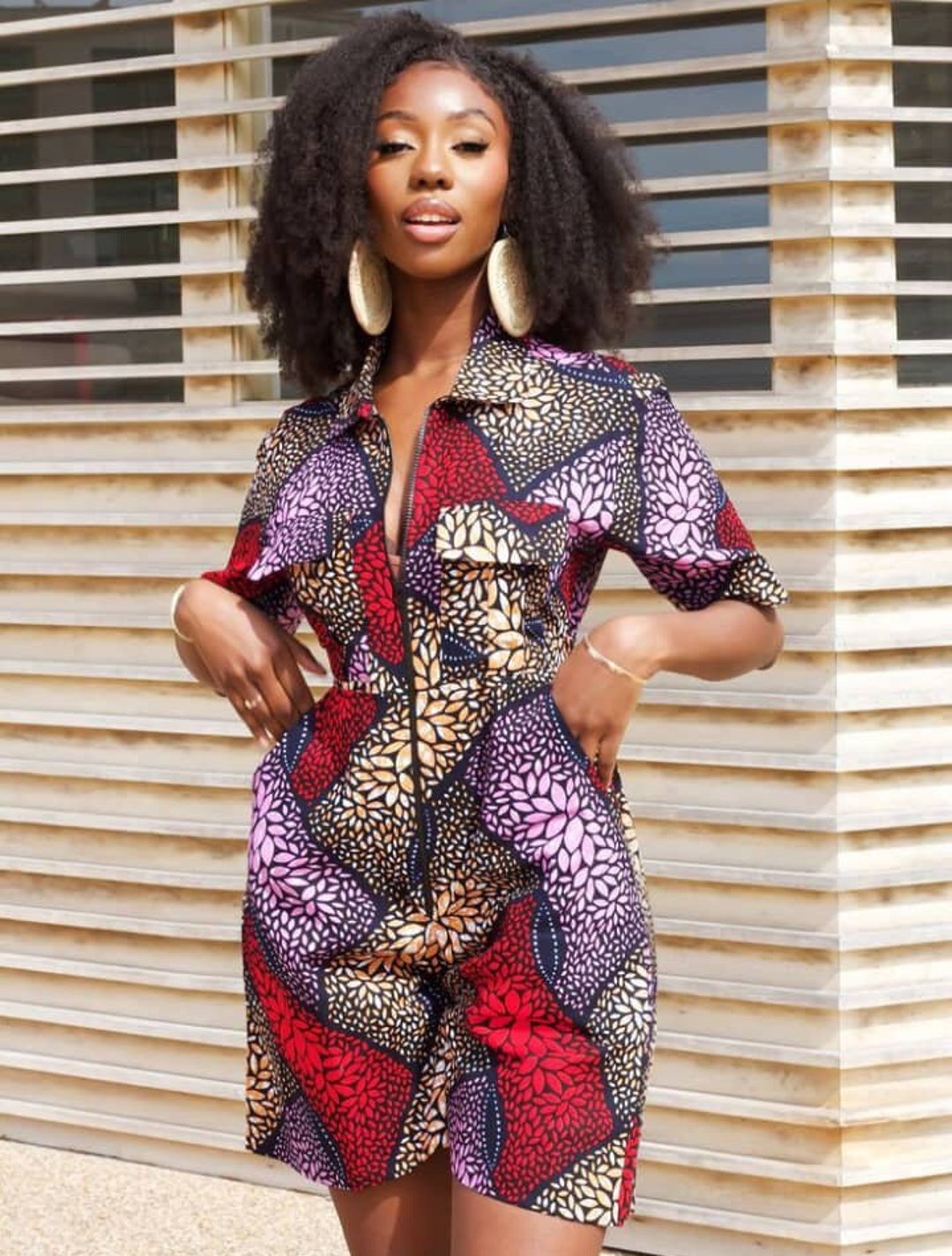 African Print Women Dress, African Ankara Dress, Africa Print Dress ...