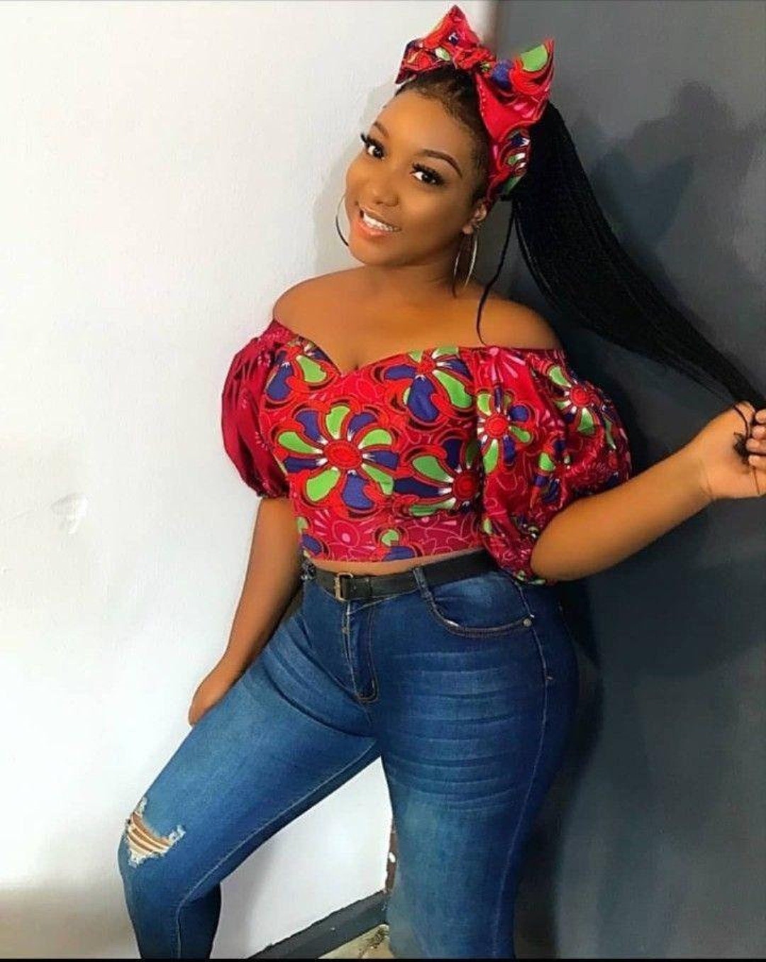 African Print Blouse, African Ankara Top, African Clothing Blouse ...