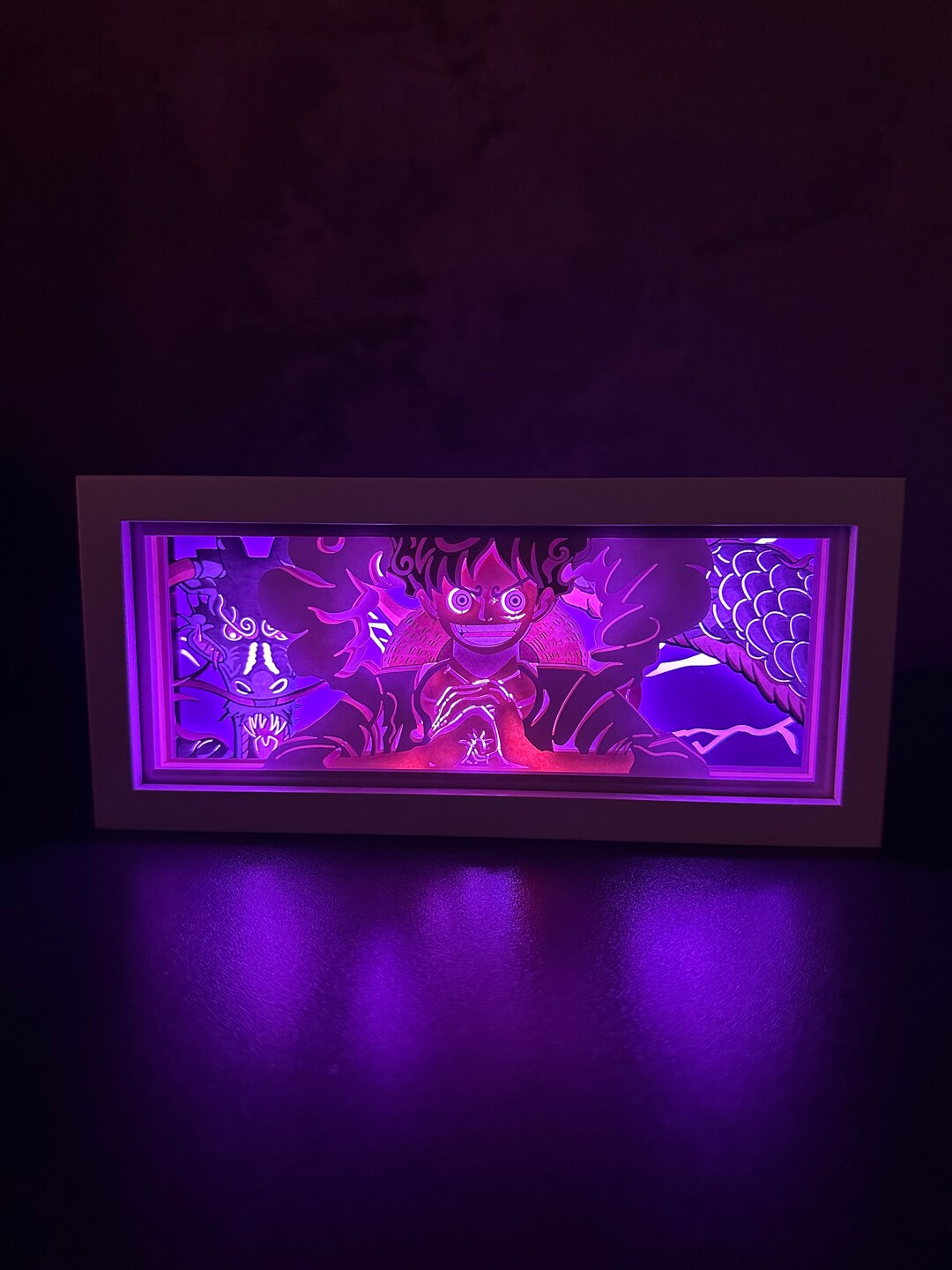 Monkey D Luffy Dragon One Piece FULL RGB, Anime Light Box, Table Lamp ...