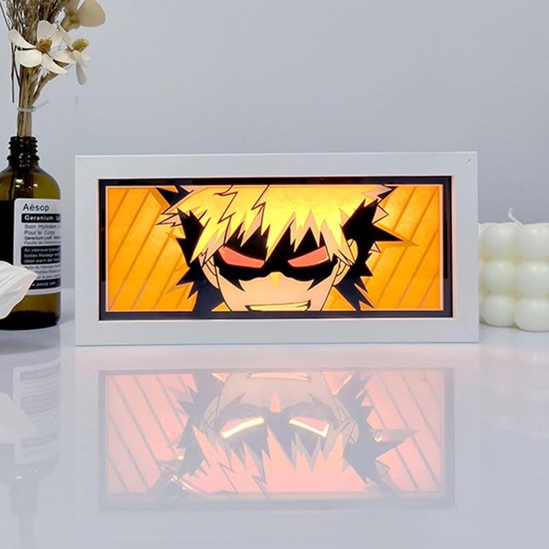 Katsuki Bakugo My Hero Academia FULL RGB, Anime Light Box, Table Lamp ...