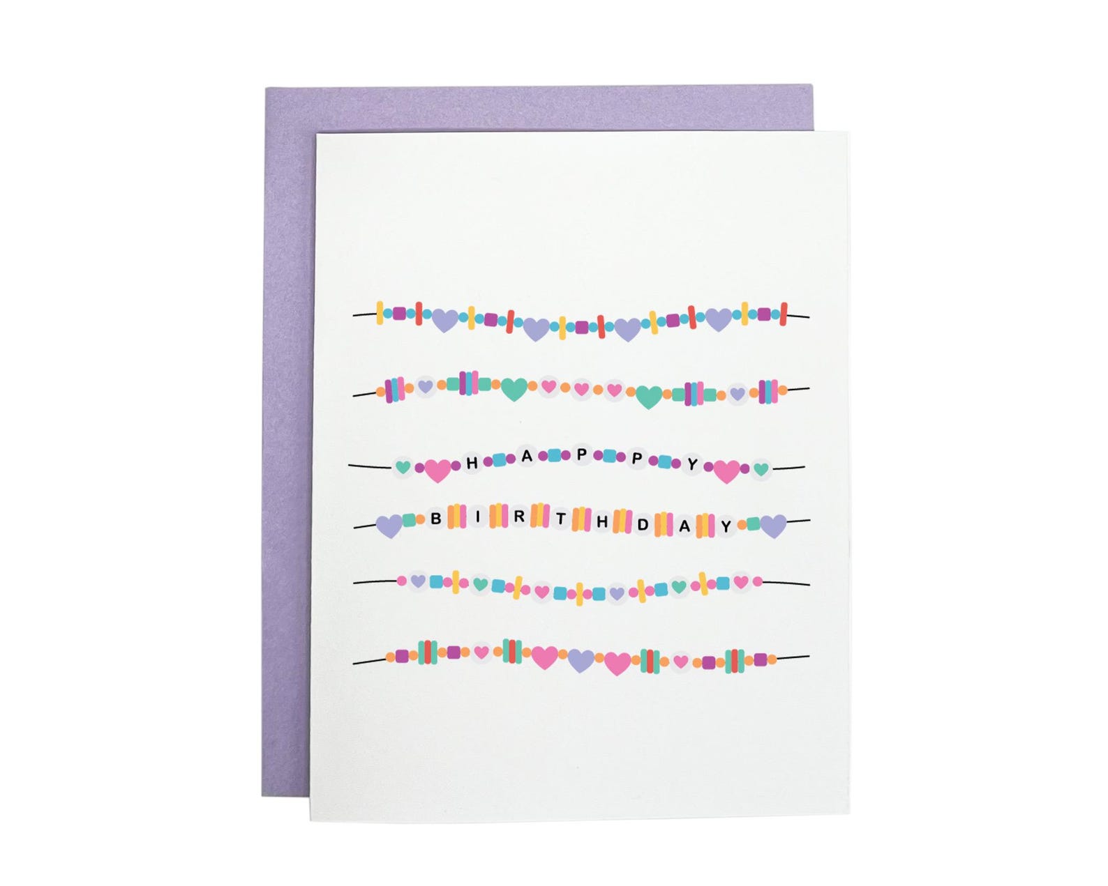 Birthday Friendship Bracelet - Birthday Card - Etsy