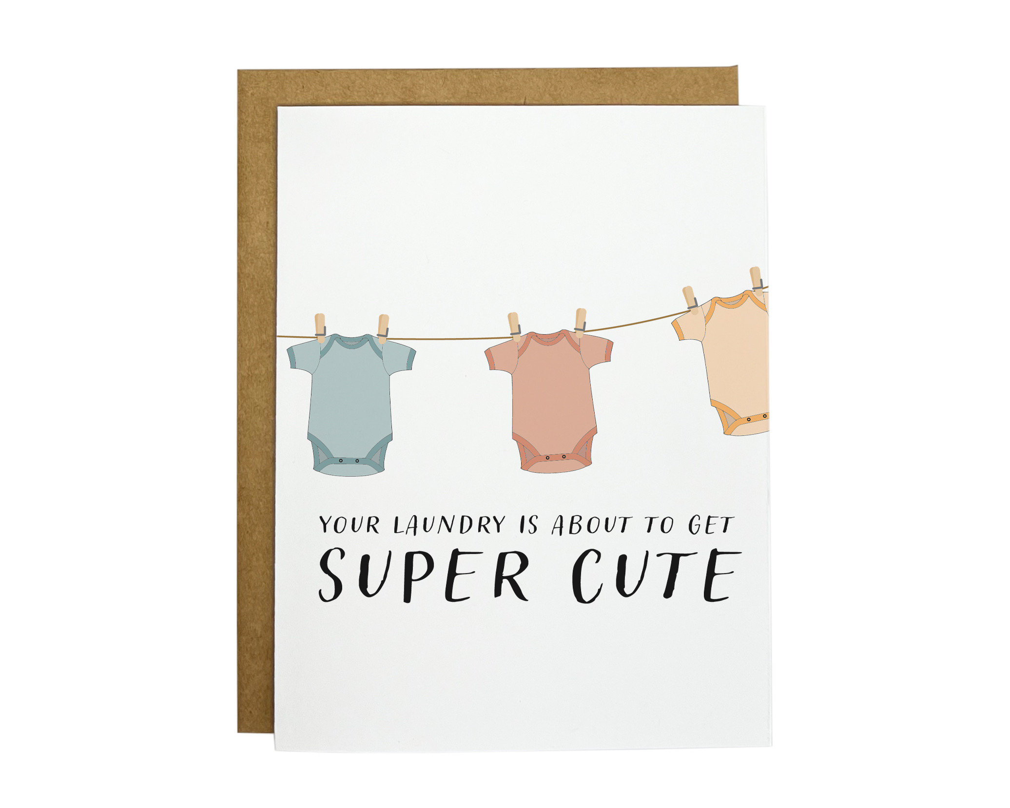 Super Cute Laundry - Baby Card - Etsy
