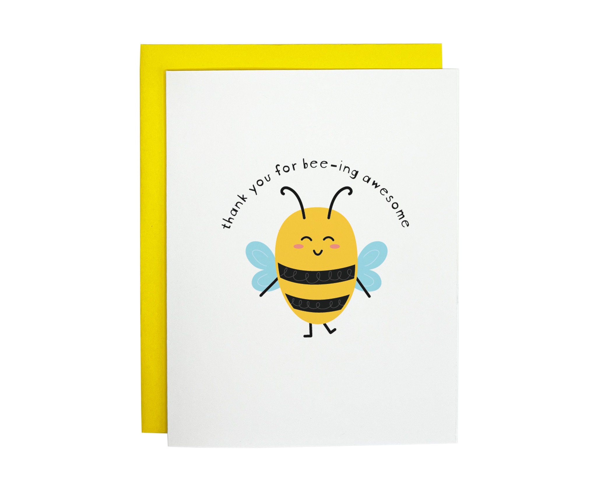 Bee-ing Awesome - Appreciation Card - Etsy