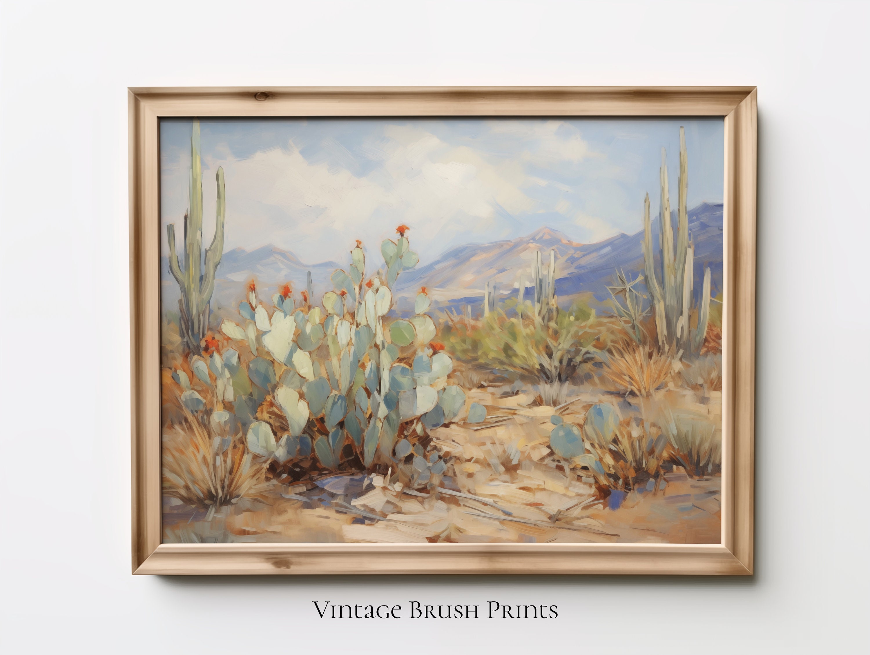 Printable Desert Wall Art Print Farmhouse Painting Southwestern Home ...
