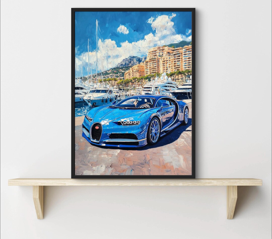 Supercar Art Print: Luxury Car Poster, Bedroom Wall Decor (digital ...