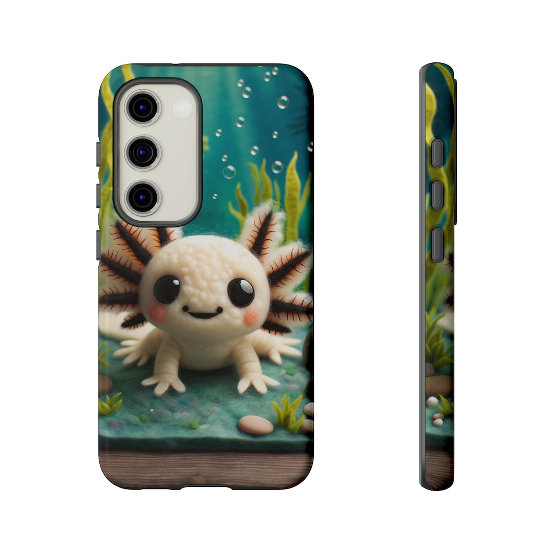 Underwater Axolotl Iphone, Samsung Galaxy & Google Pixel Tough Case ...